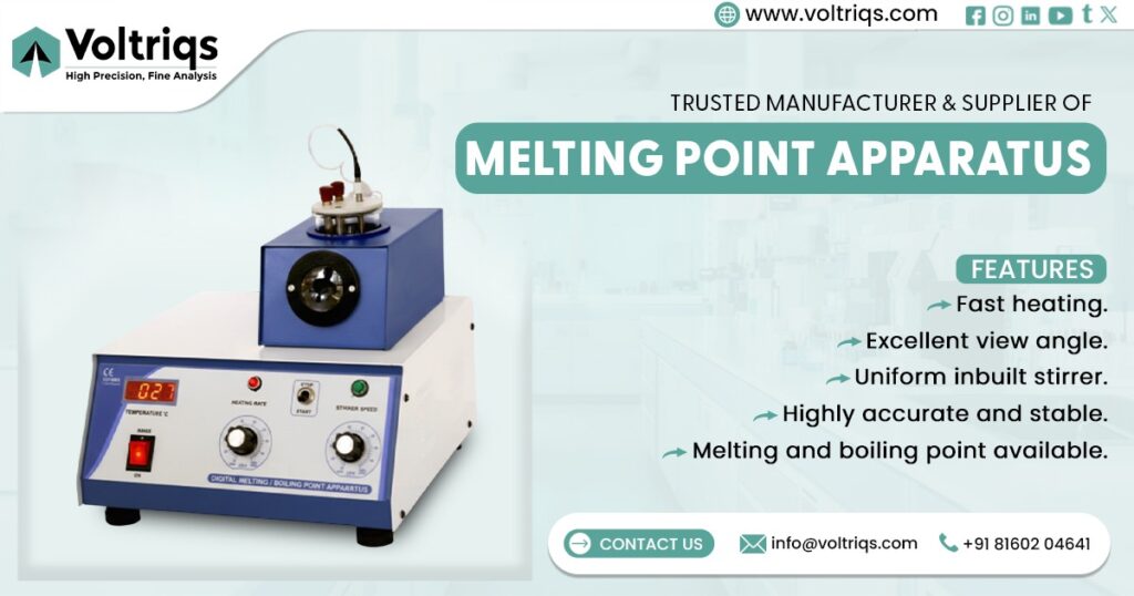 Melting Point Apparatus in Maharashtra - Voltriqs Tech Solution