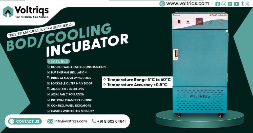 BOD Cooling Incubator in Maharashtra - Voltriqs Tech Solution